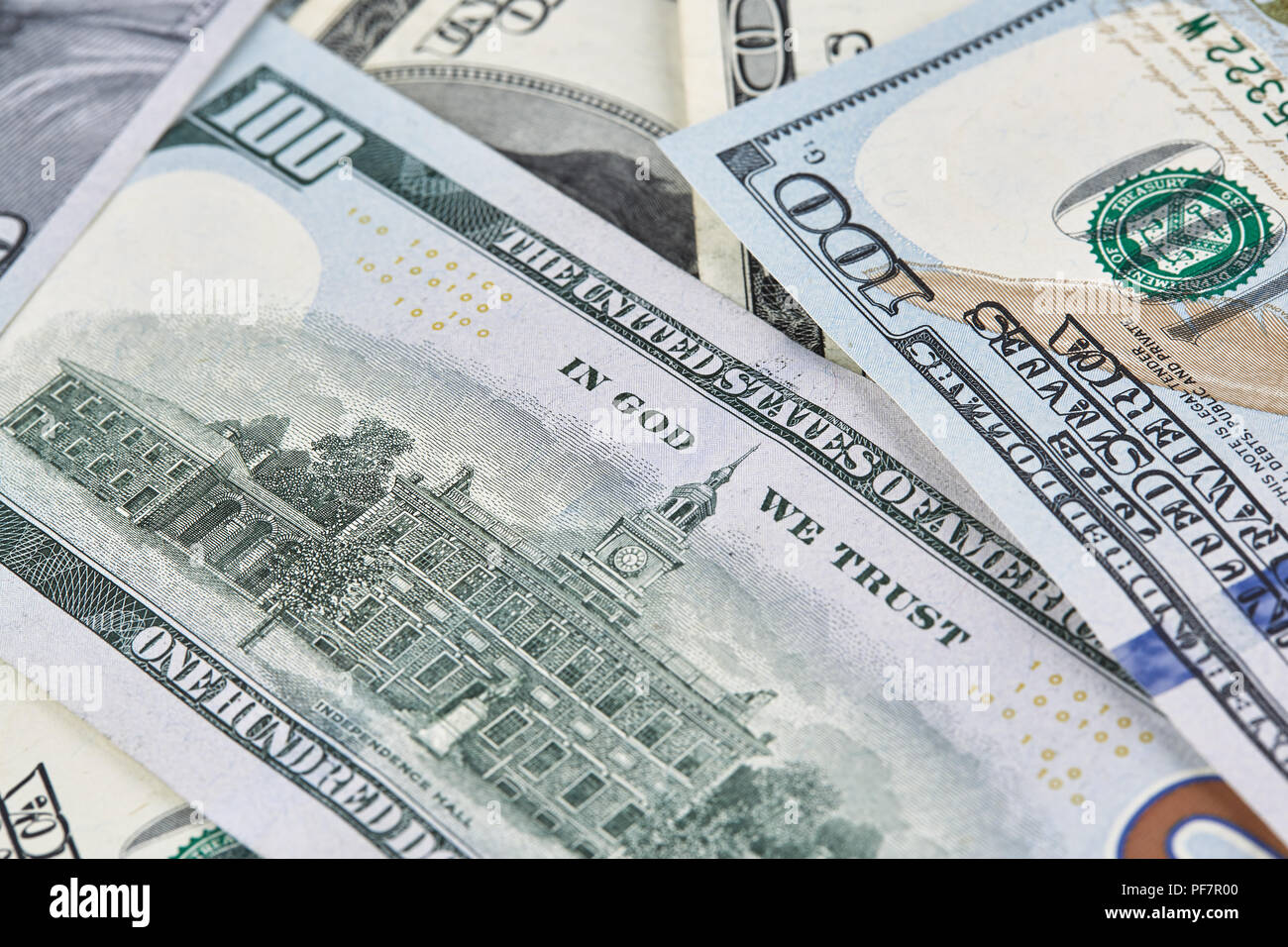 New hundred dollar bill back hi-res stock photography and images - Alamy