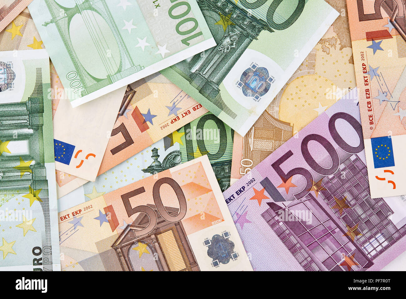 A lot of euro banknotes. Background Stock Photo - Alamy
