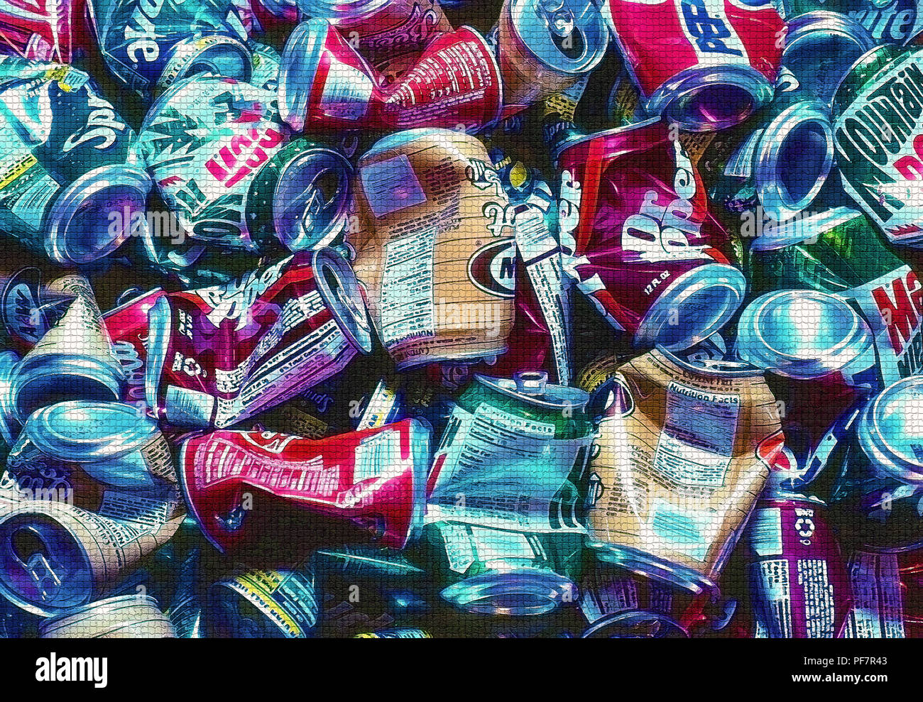 Recycling aluminum soda cans hi-res stock photography and images - Alamy