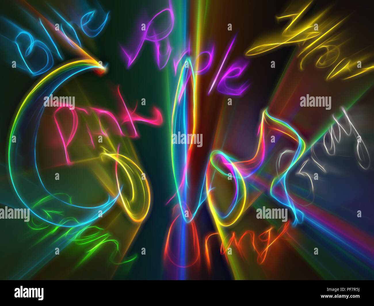 Light writing words hi-res stock photography and images - Alamy