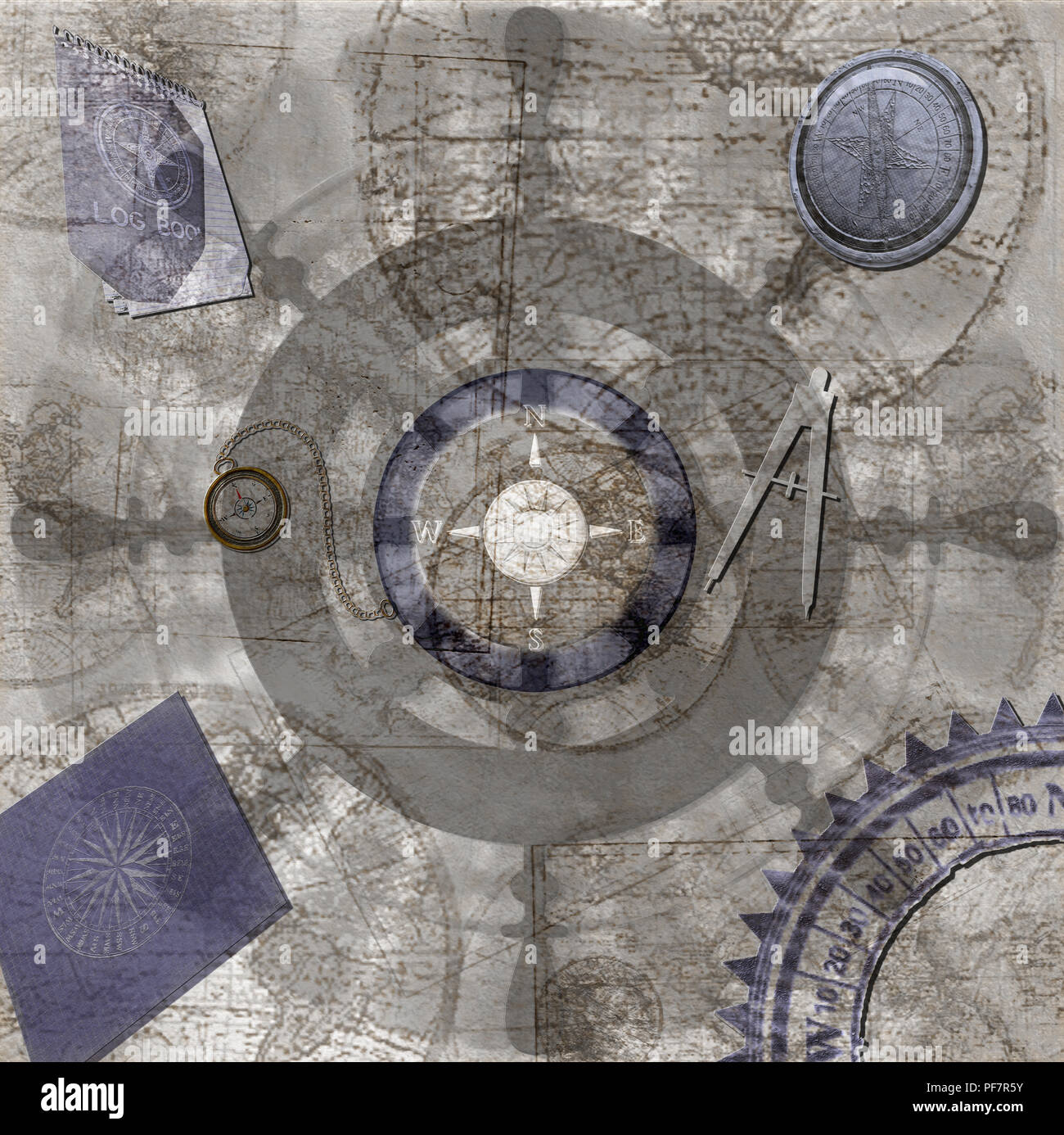 Map chart maps charts hi-res stock photography and images - Alamy