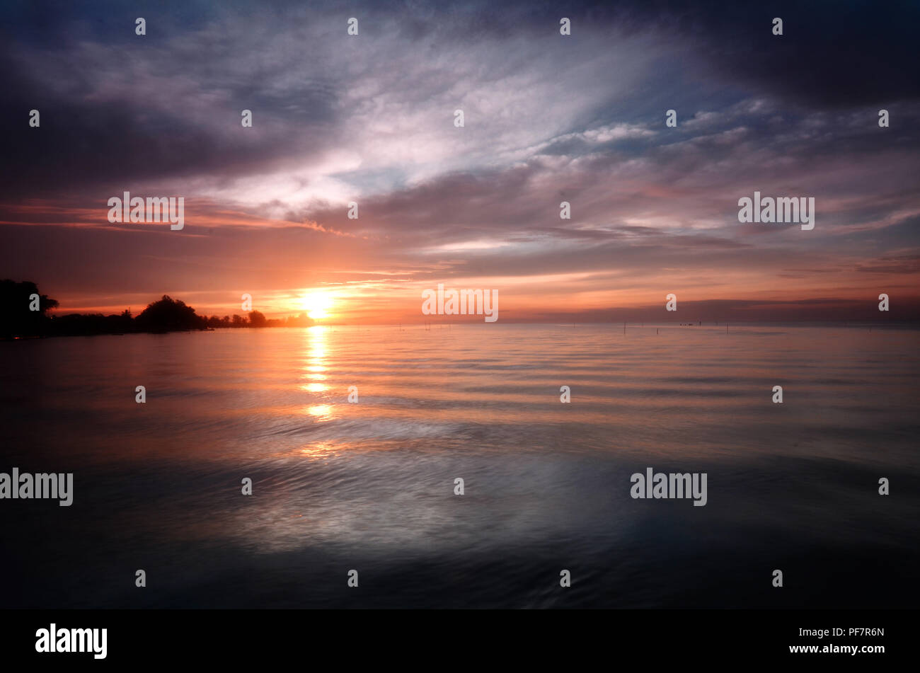 Tanjung Sepat beach in the morning light, Malaysia Stock Photo - Alamy