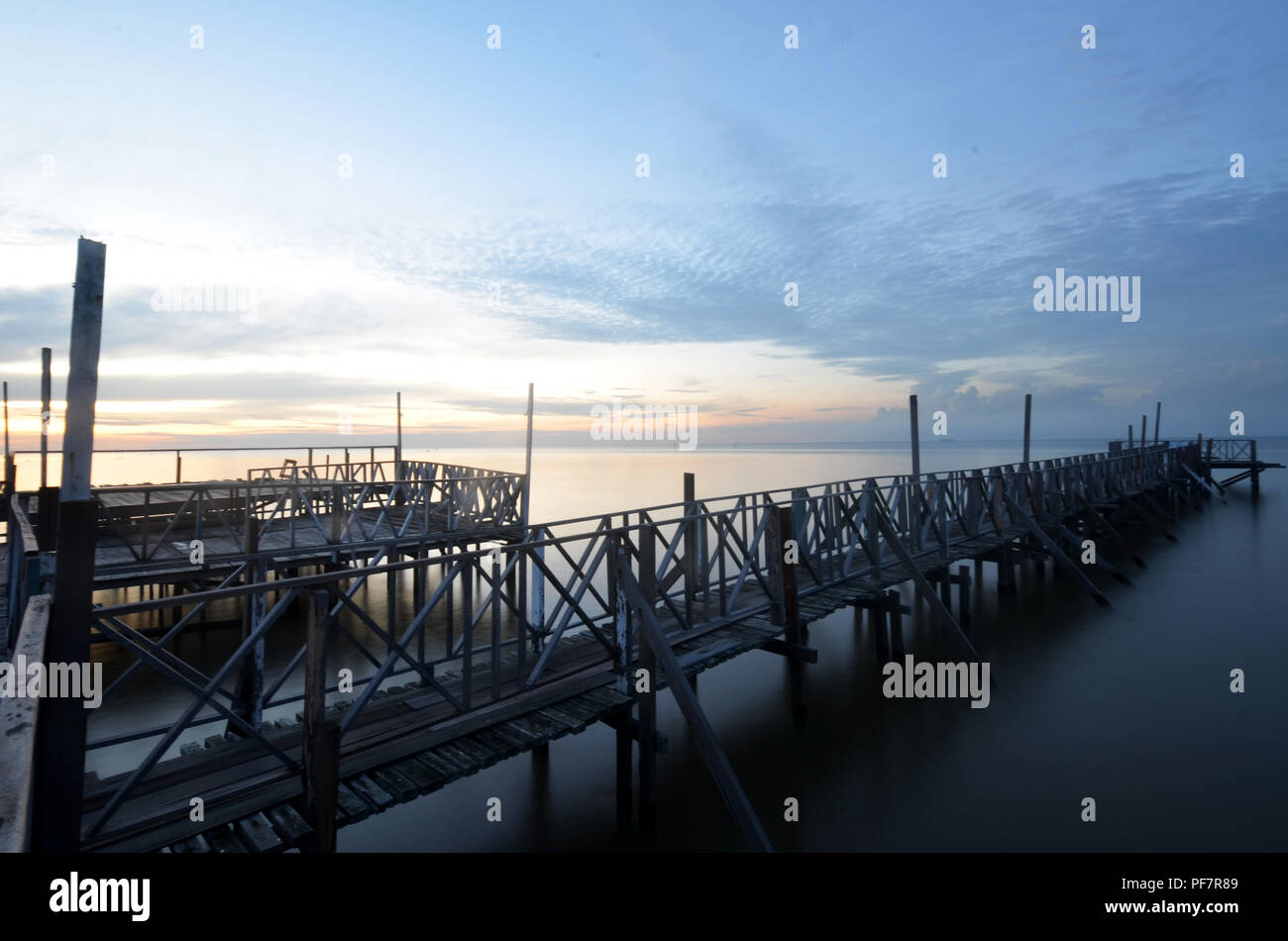 Tanjung Sepat beach in the morning light, Malaysia Stock Photo - Alamy