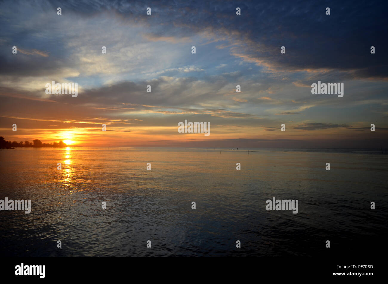 Tanjung Sepat beach in the morning light, Malaysia Stock Photo - Alamy