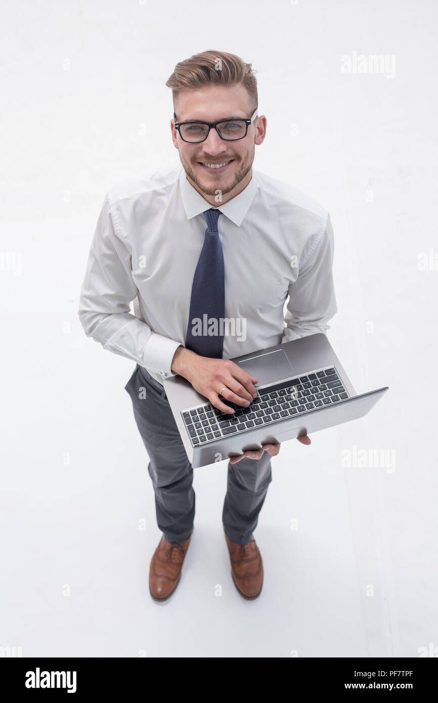 Top view businessman typing hi-res stock photography and images - Alamy