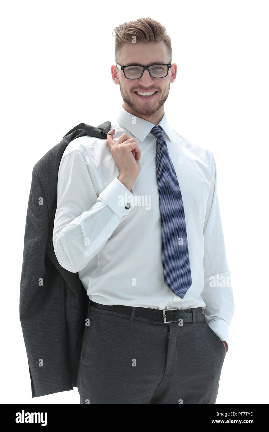 Male suit hand shoulder hi-res stock photography and images - Alamy