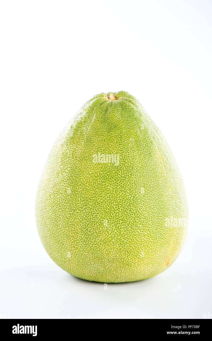 fresh and peeled pomelo(shaddock), grapefruit with slices isolated on ...