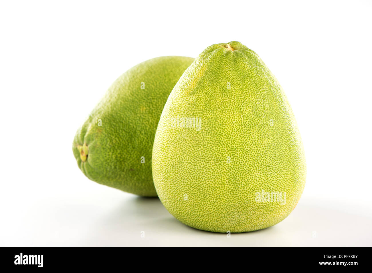 fresh and peeled pomelo(shaddock), grapefruit with slices isolated on ...