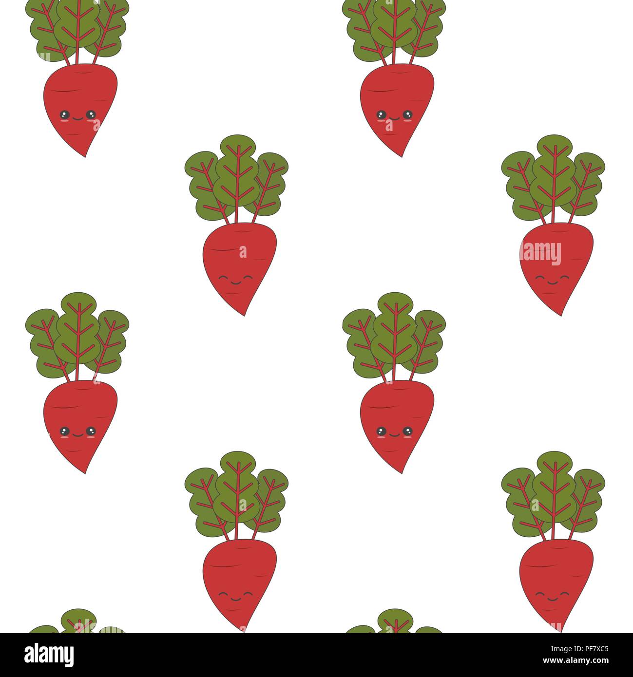 cute cartoon beets seamless vector pattern background illustration ...