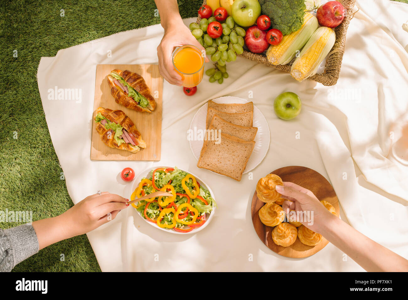 The concept of a picnic, summer and rest Stock Photo - Alamy