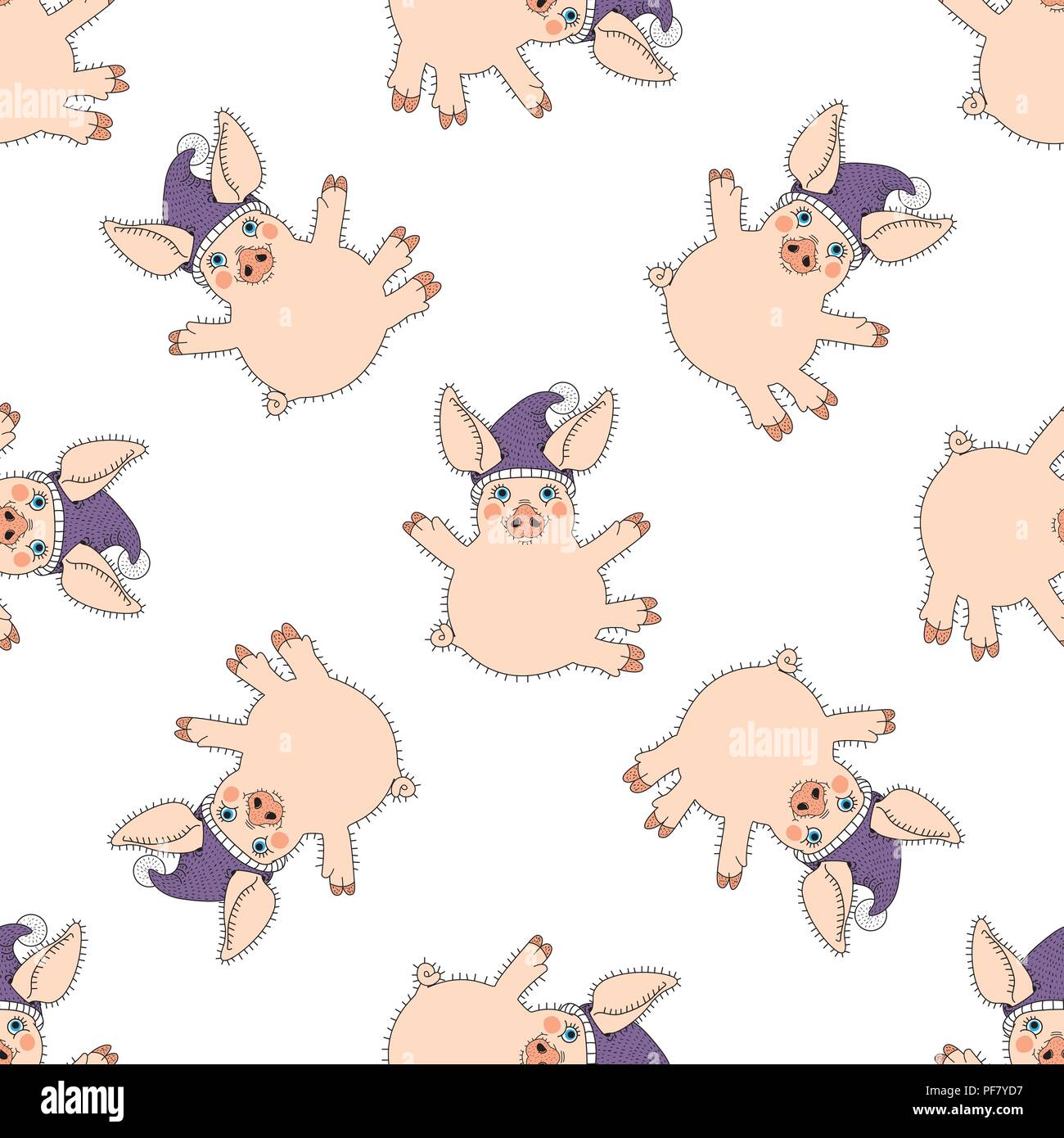 Happy chinese new year 2019 banner card of pig Stock Vector Image & Art ...