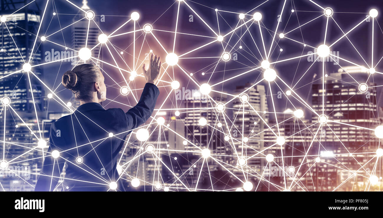 Modern wireless technologies and networking as tool for effectiv Stock ...