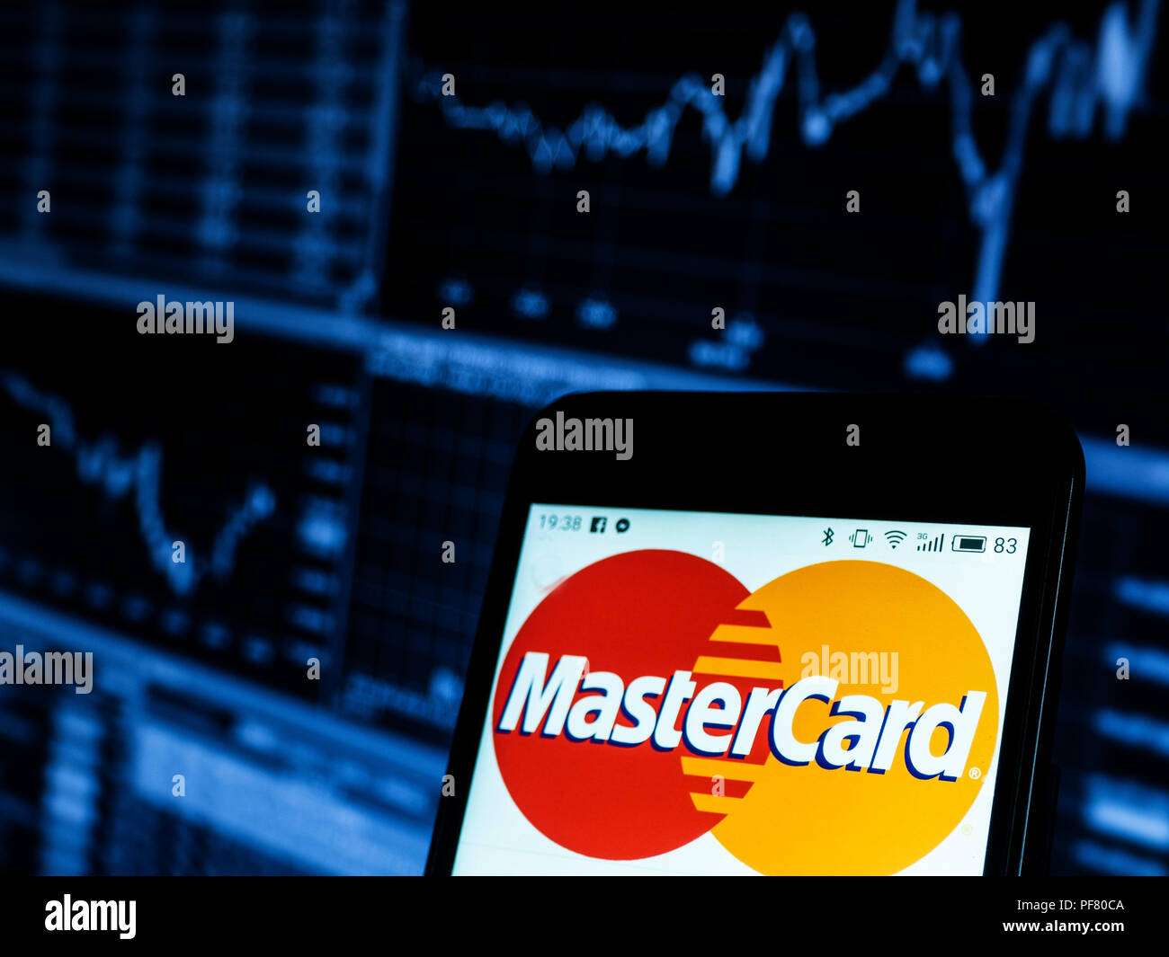 MasterCard company logo seen displayed on a smart phone Stock Photo - Alamy