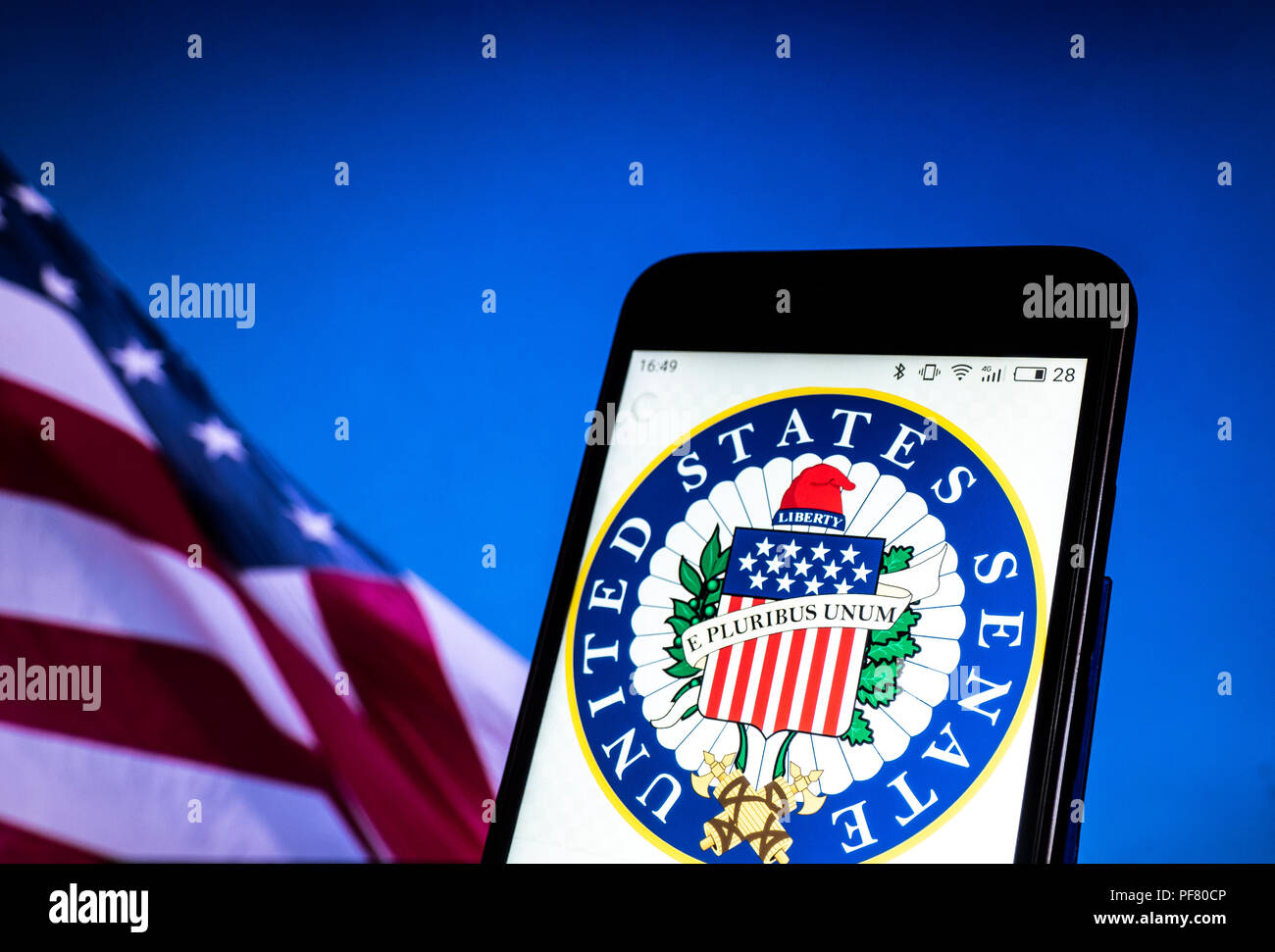 Senate logo hi-res stock photography and images - Alamy