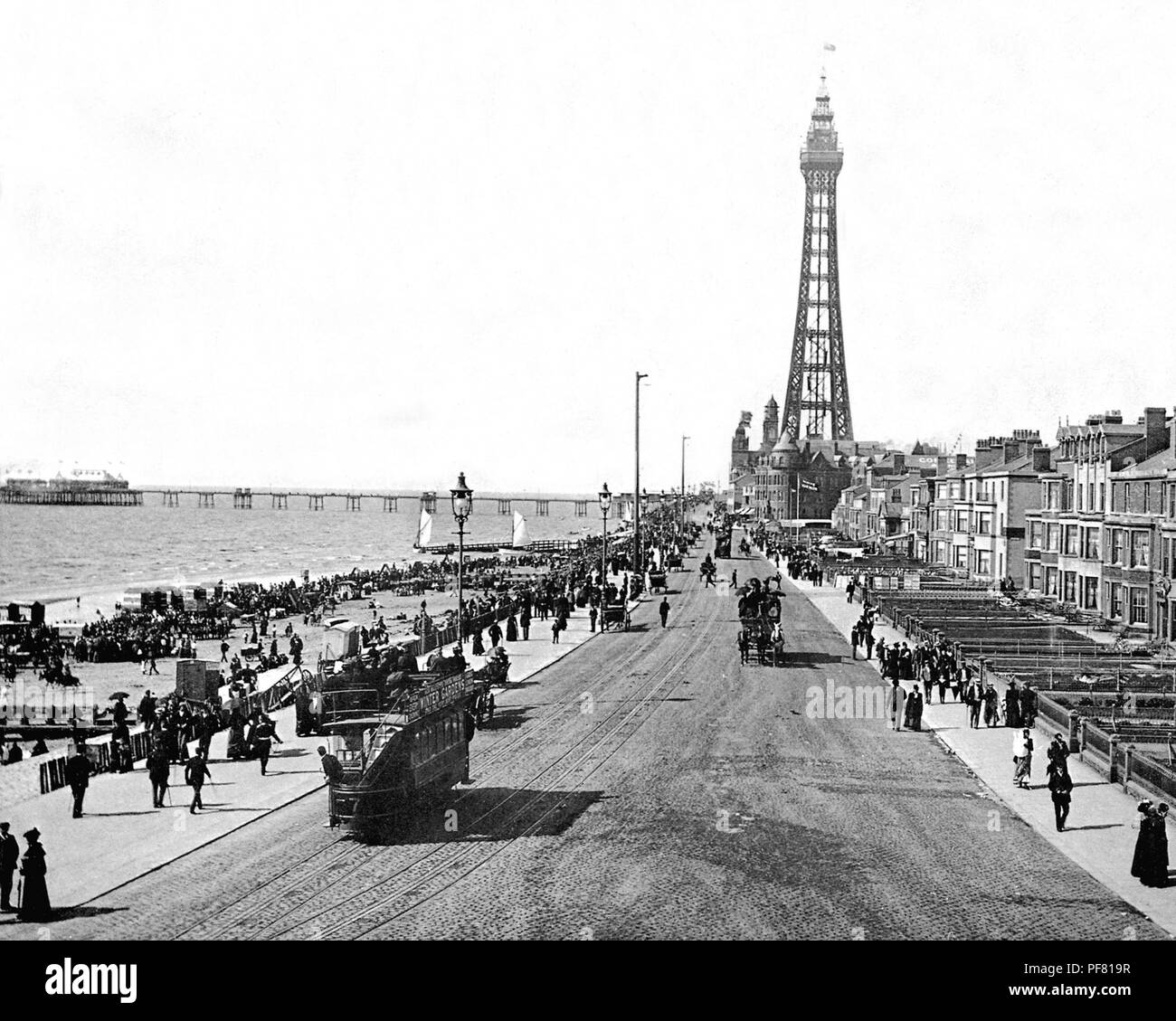 Blackpool Promenade, Victorian period Stock Photo - Alamy Blackpool Promenade, Victorian period Stock Photo - Alamy
