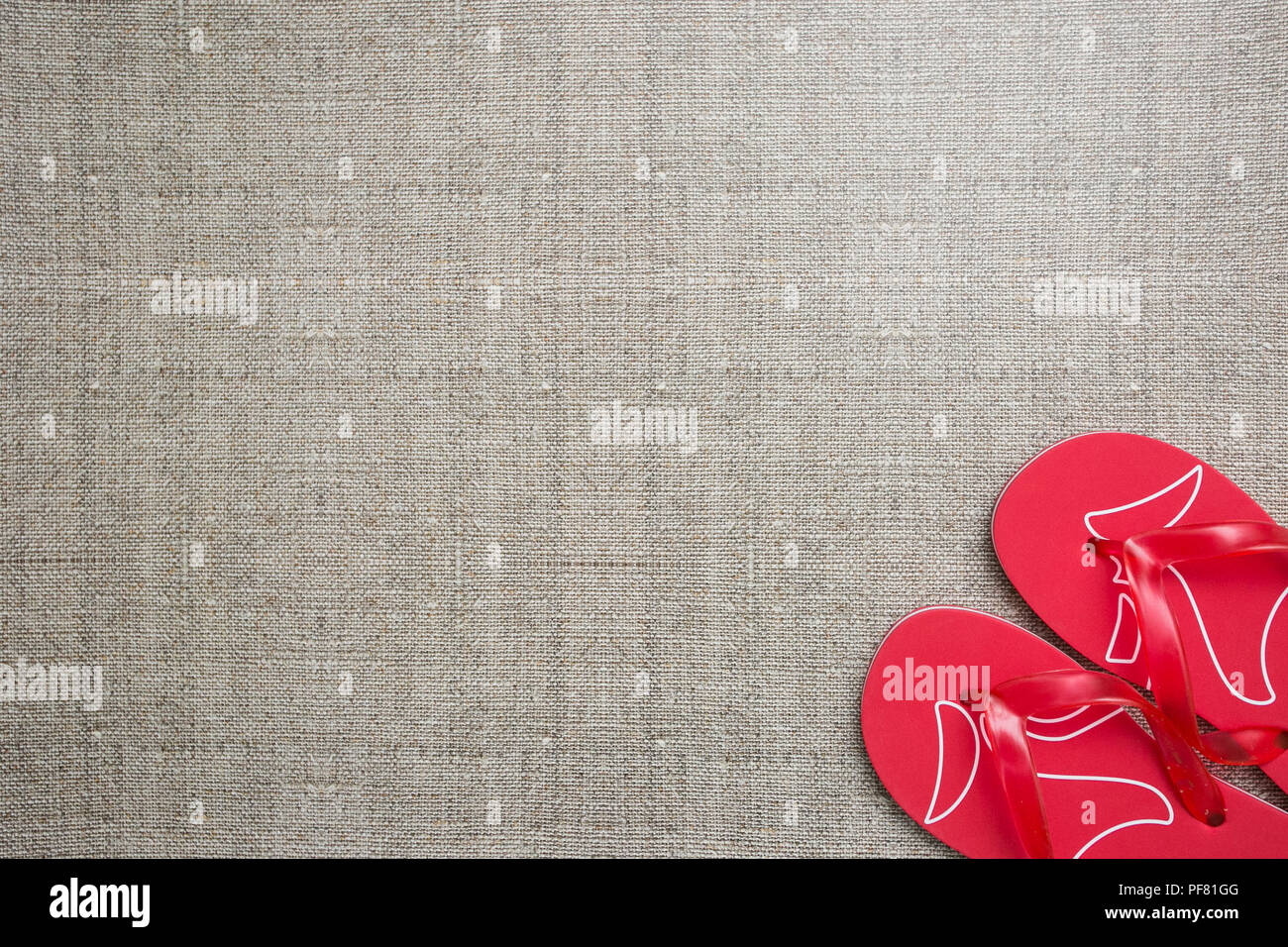 background with flip flops Stock Photo - Alamy