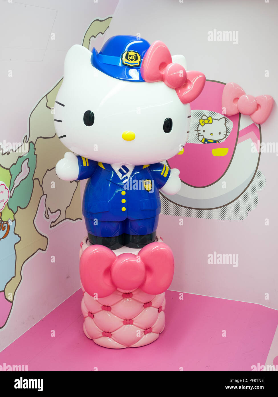 Hello kitty train conductor hi-res stock photography and images - Alamy