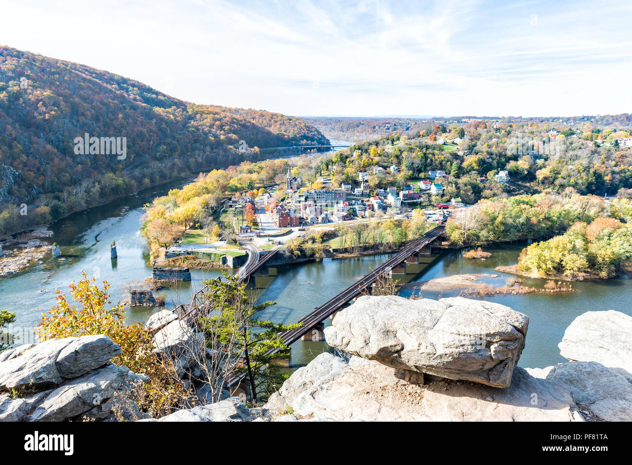 Historic buildings in harpers ferry hi-res stock photography and images ...