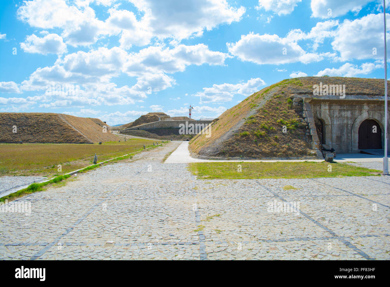 CANAKKALE, TURKEY- August 10, 2018: Rumeli Mecidiye emplacement fort ...