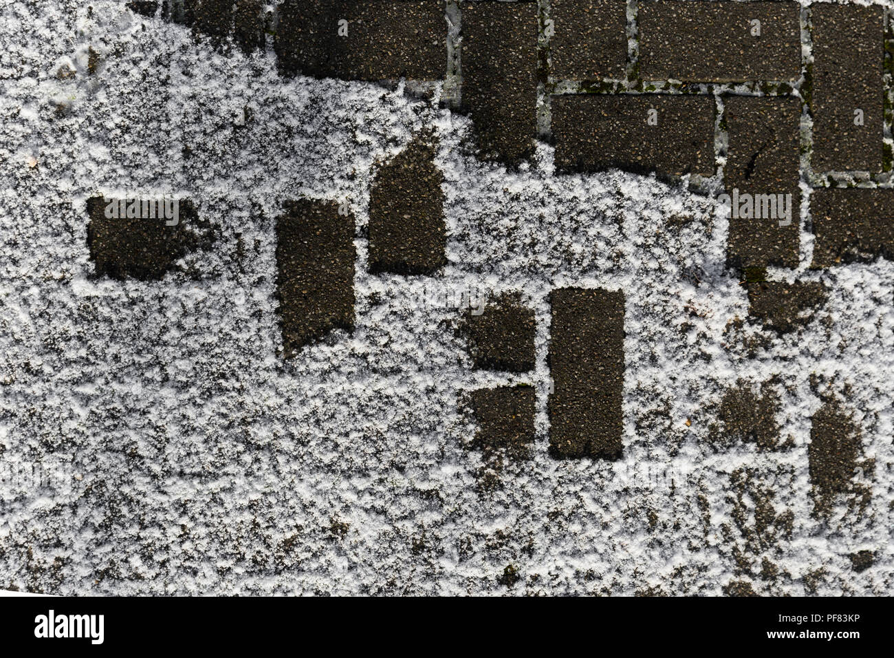 A detailed brick pattern wish clear warming of bricks showing their ...