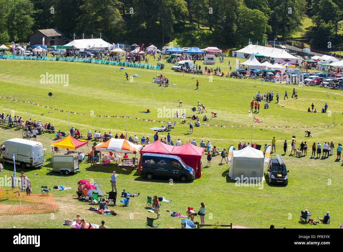 The Annual Ambleside Sports event, Ambleside, Lake District, UK Stock ...