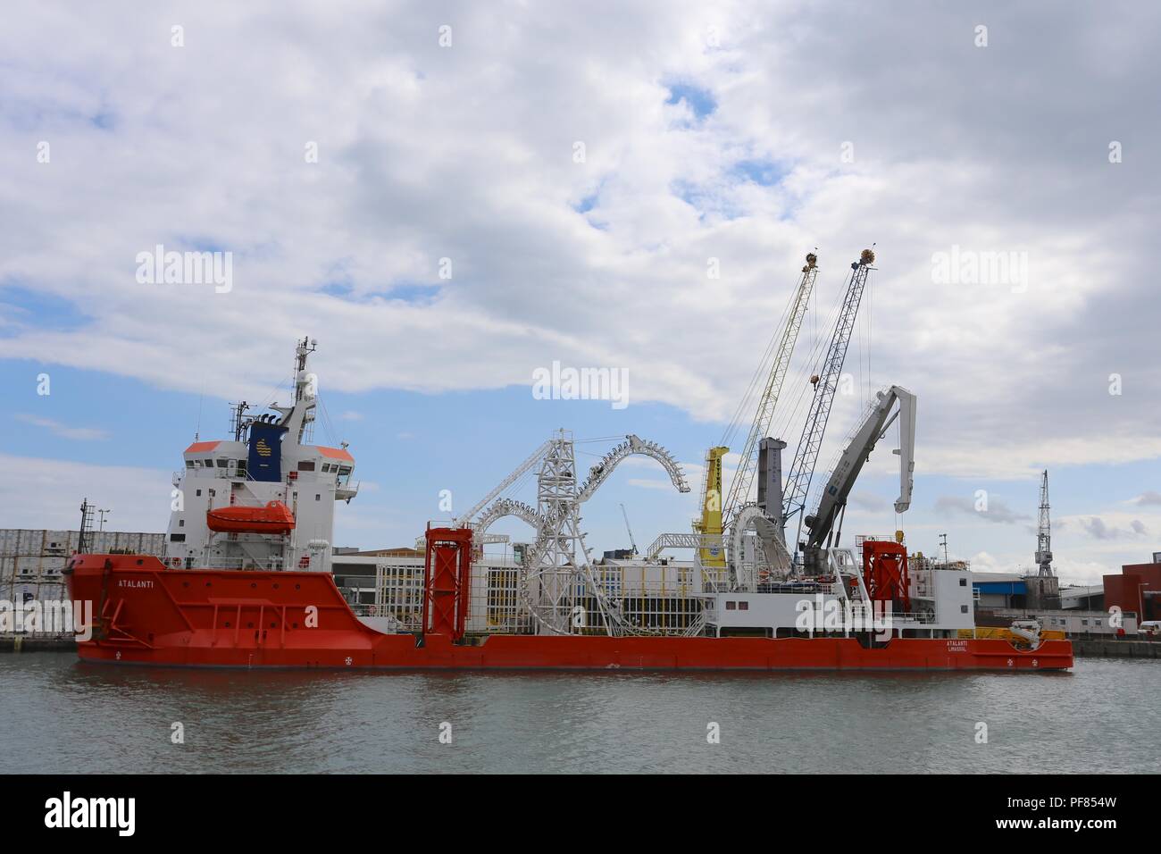 cable laying ship Stock Photo - Alamy