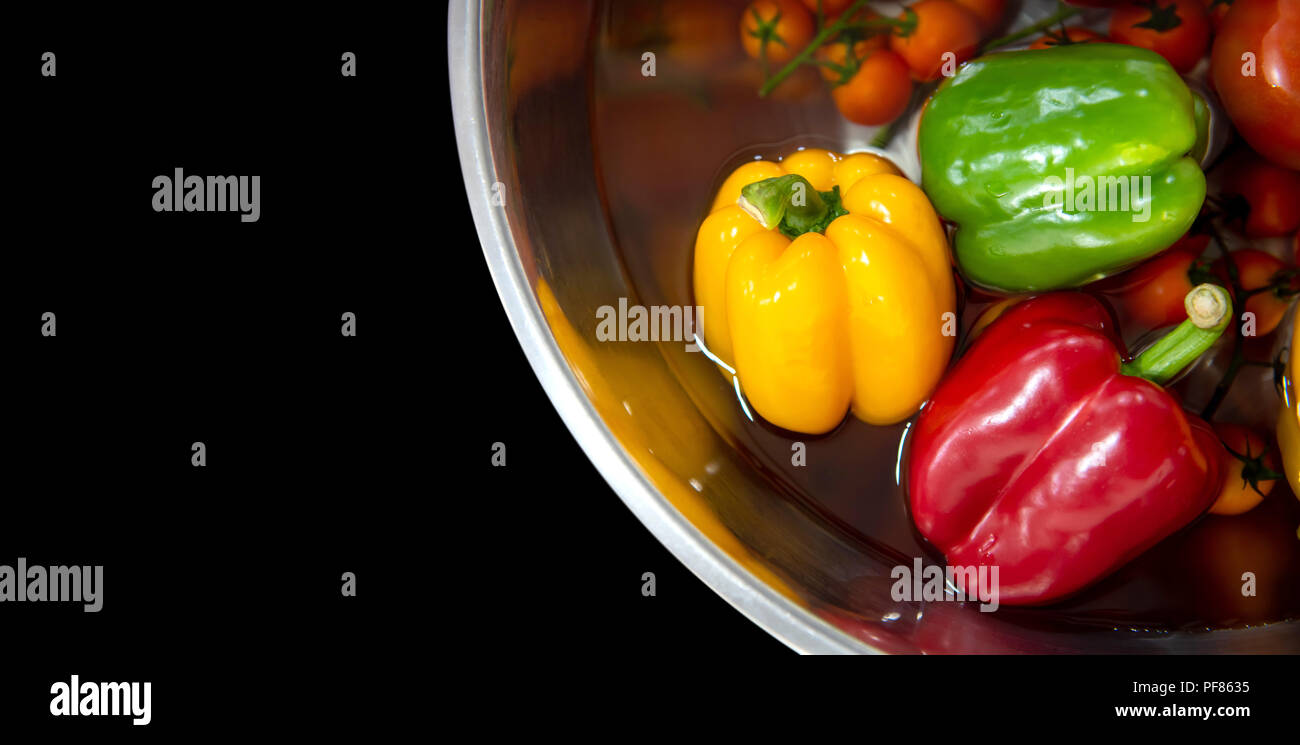 Colorful of fresh organic vegetables for cooking diet food. Fall ...