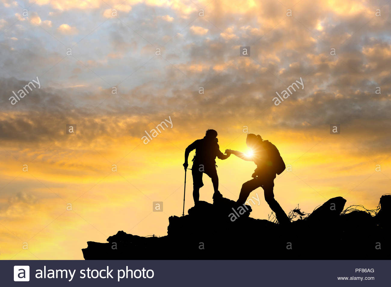 Helping Hand Mountain Stock Photos & Helping Hand Mountain Stock Images ...