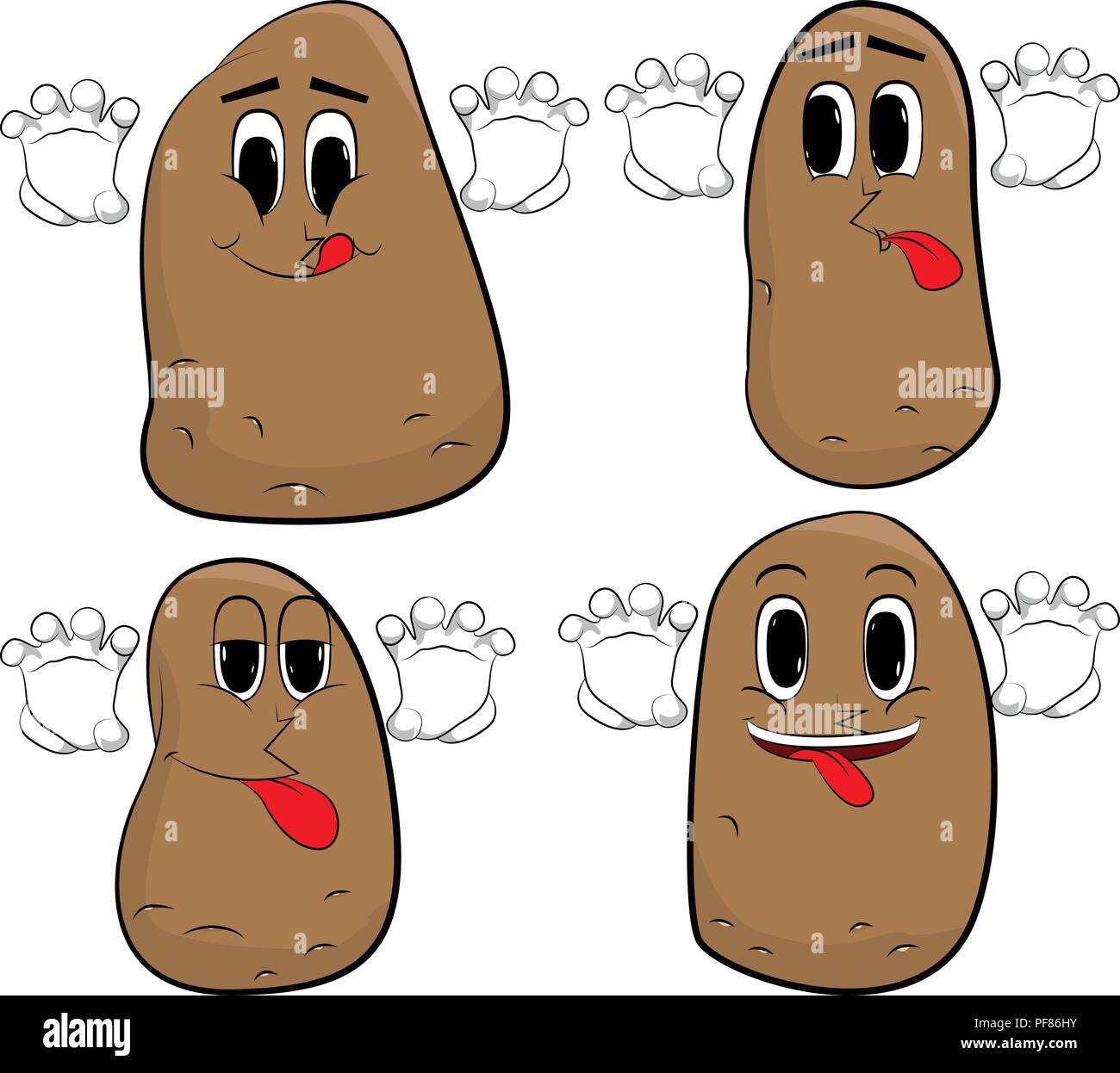Bad potatoes Stock Vector Images - Alamy
