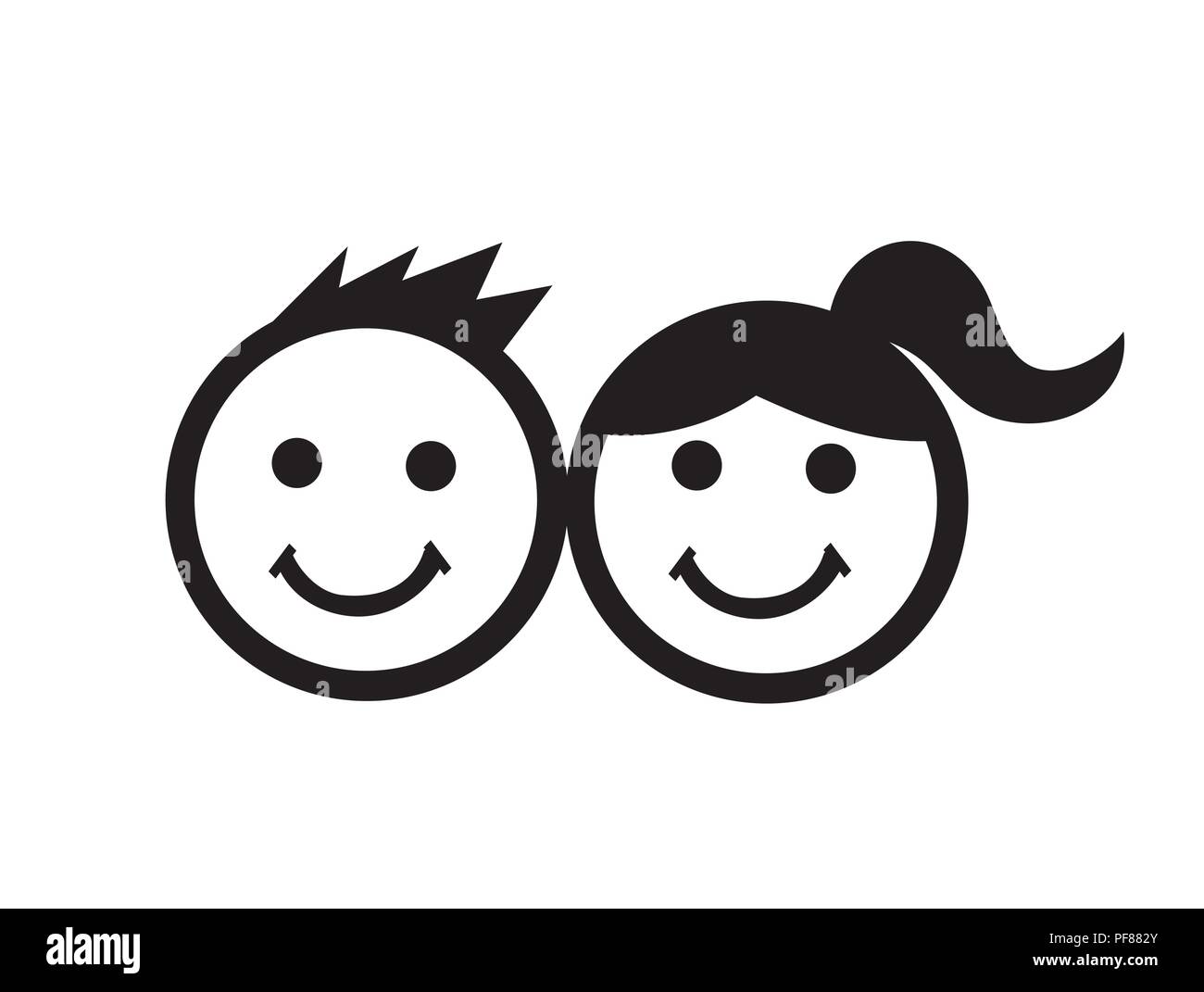 kids icon vector illustration Stock Vector Image & Art - Alamy