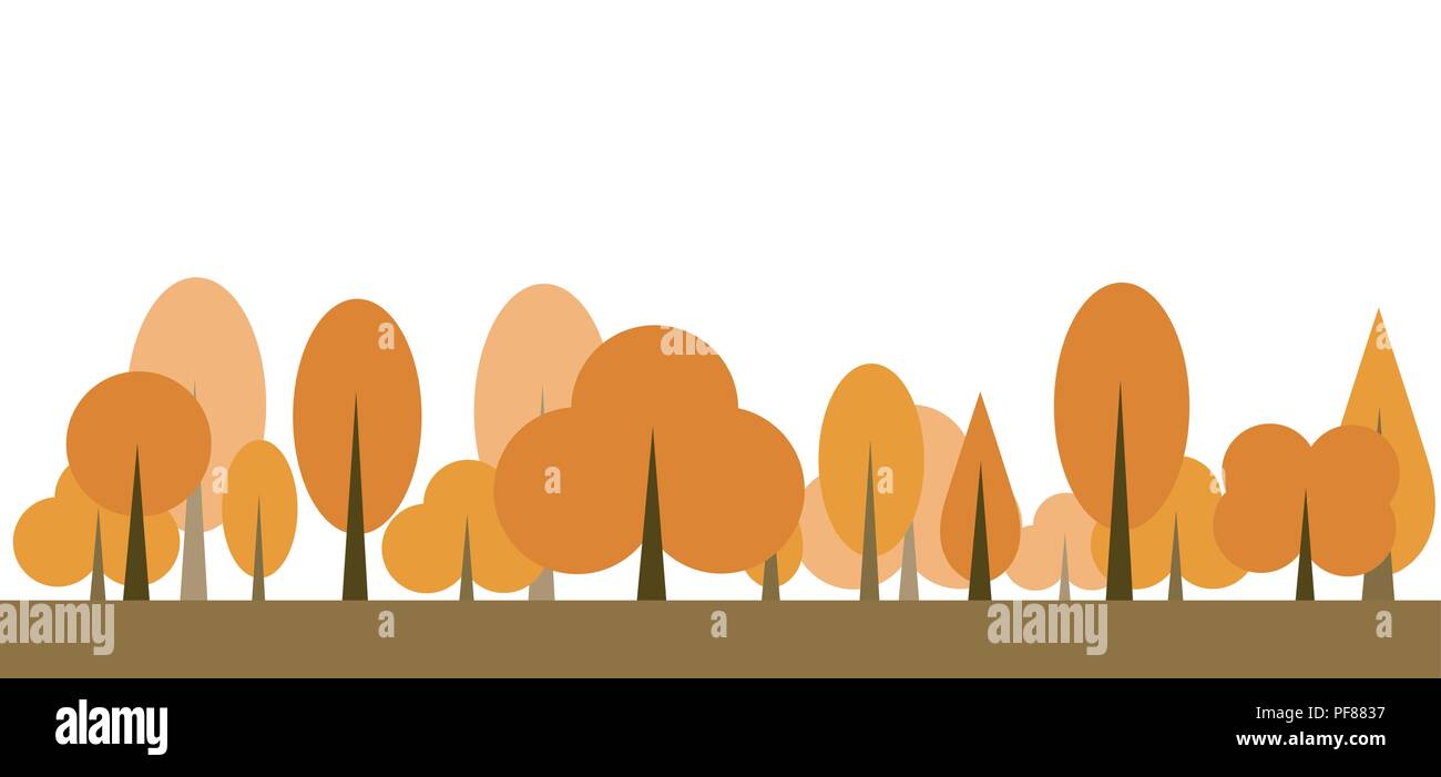Autumn tree icon vector illustration Stock Vector Image & Art - Alamy