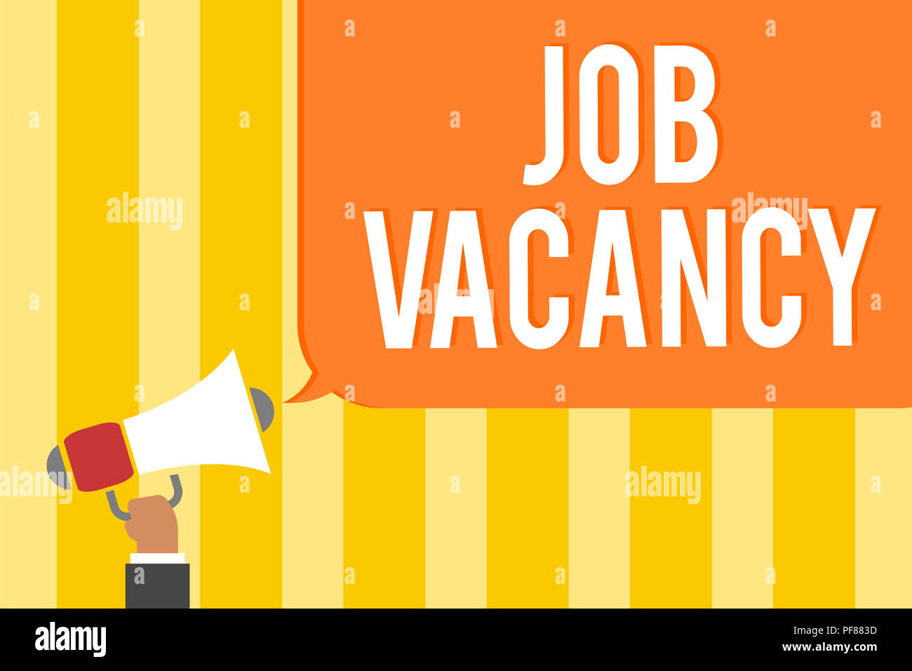 Text sign showing Job Vacancy. Conceptual photo empty or available paid ...