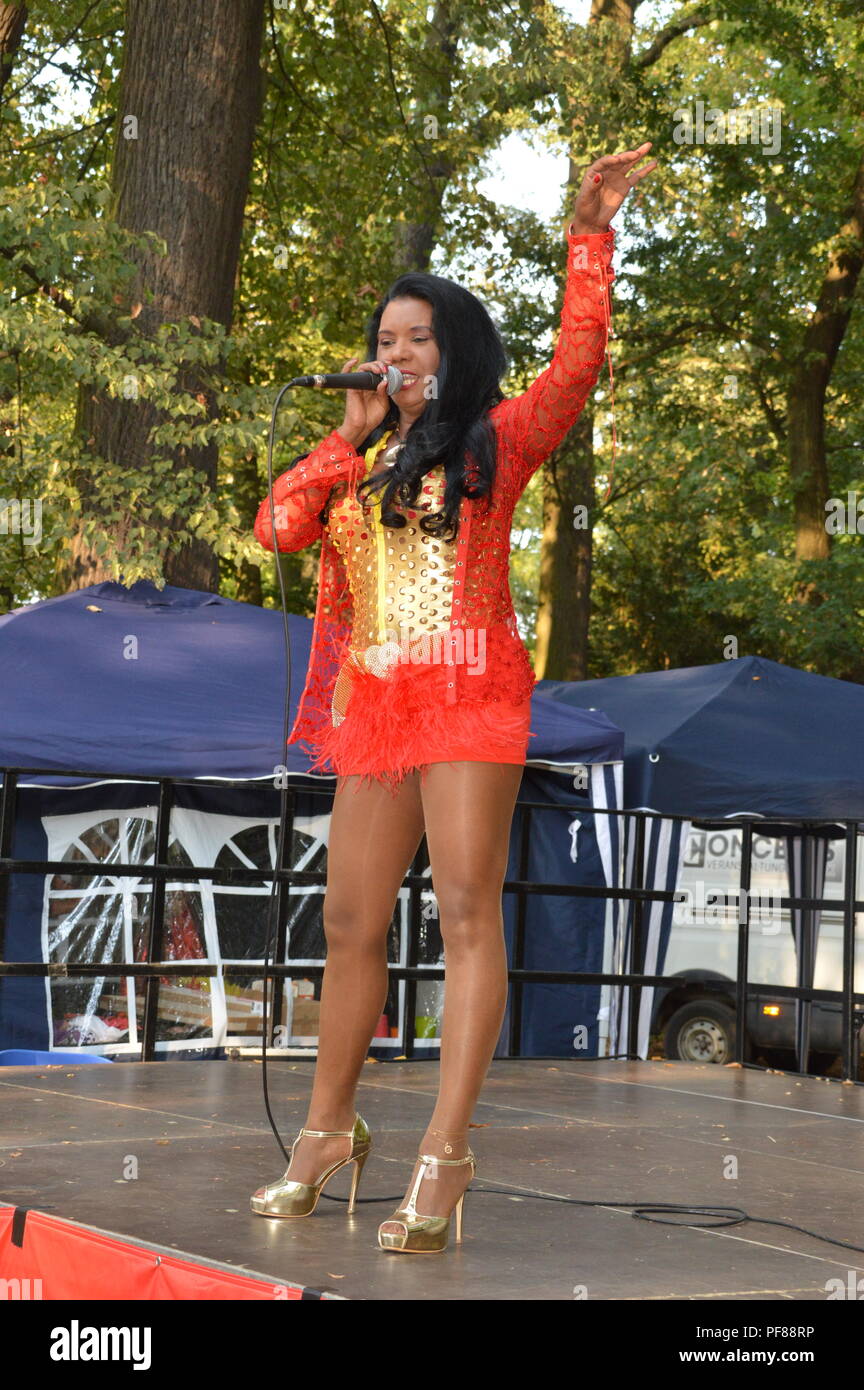 goerlitz saxony germany august 19 2018: fest der kulturen stadtpark ...