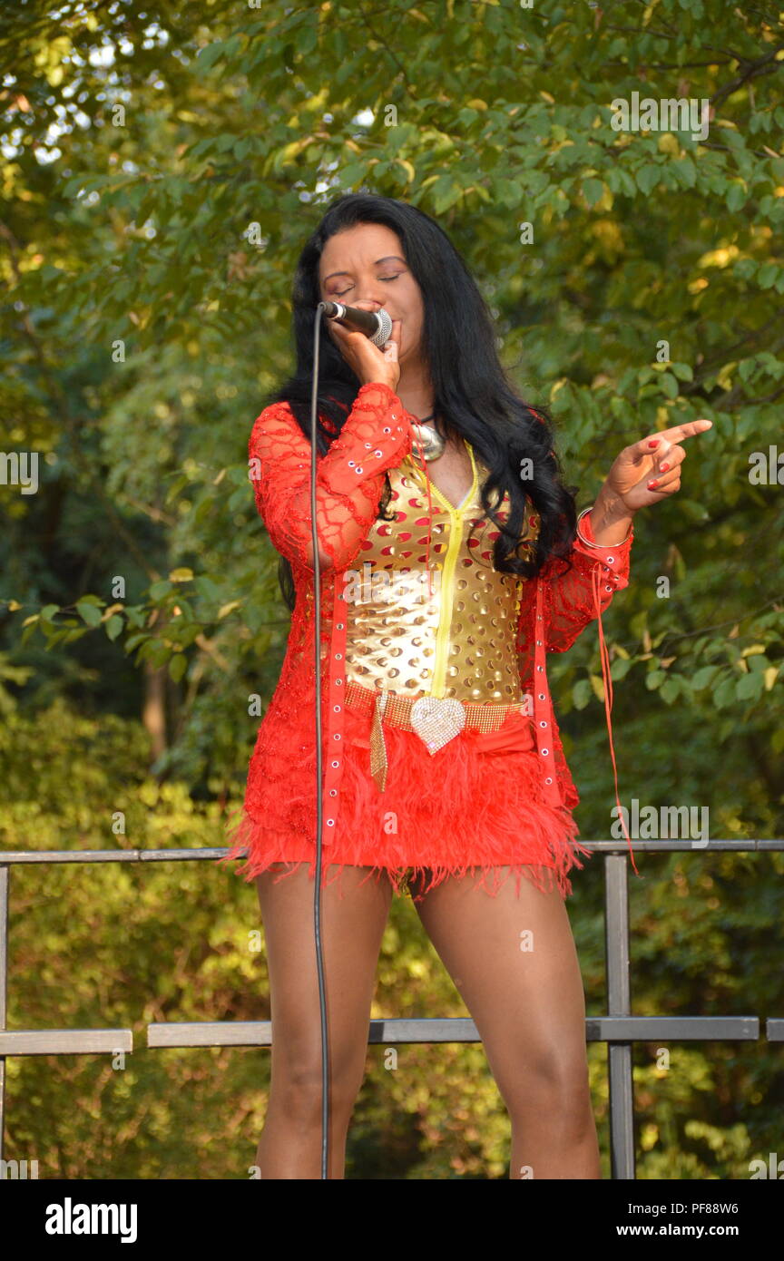 goerlitz saxony germany august 19 2018: fest der kulturen stadtpark ...