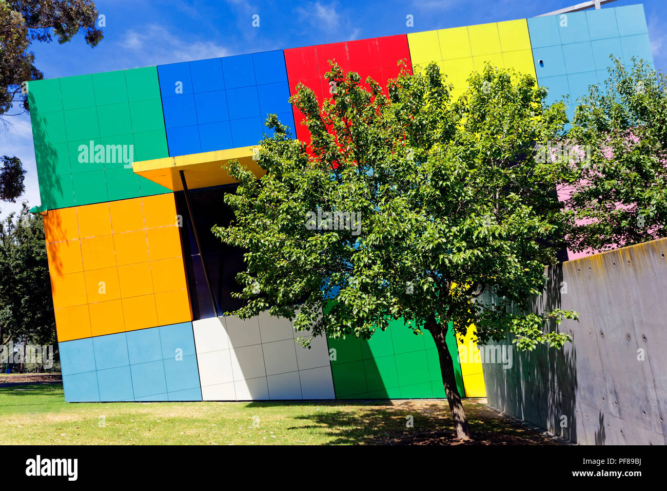 Rubik's Cube-styled Children's Gallery at Melbourne Museum, Australia ...