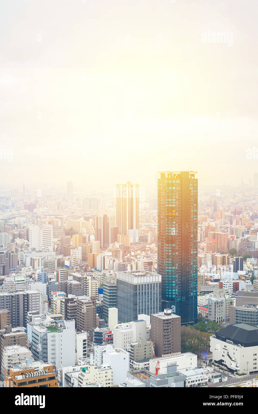 Business concept for real estate and corporate construction - panoramic ...