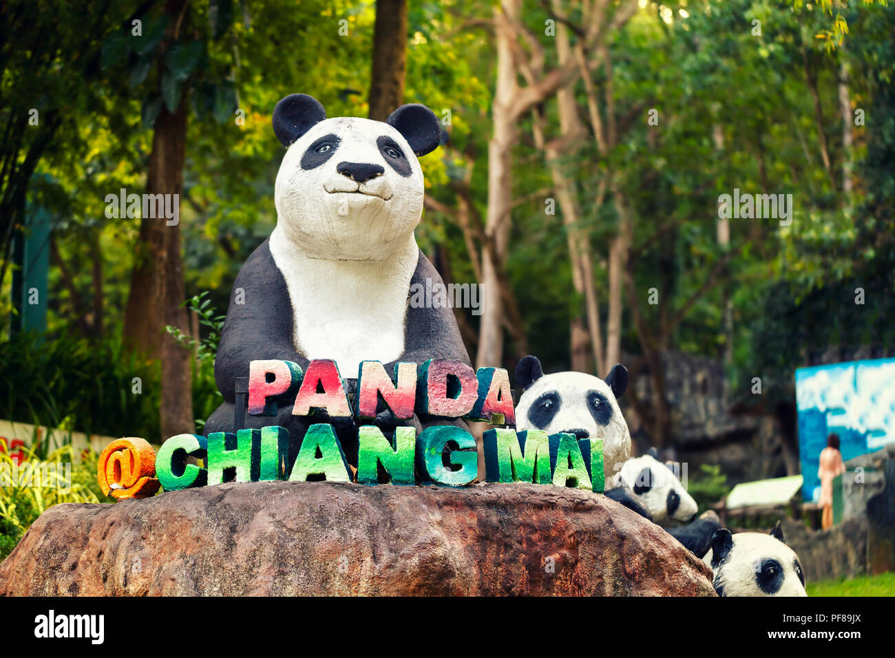 Chiang Mai Zoo - Chiang Mai Attractions Stock Photo - Alamy