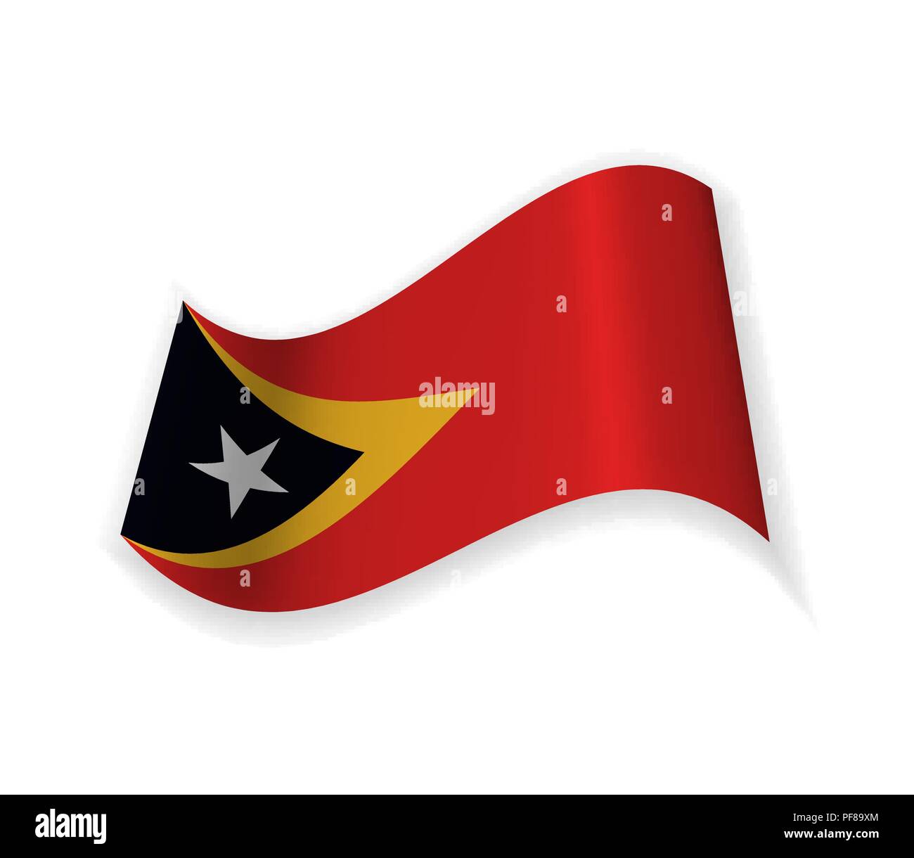 Timor flag Stock Vector Images - Alamy