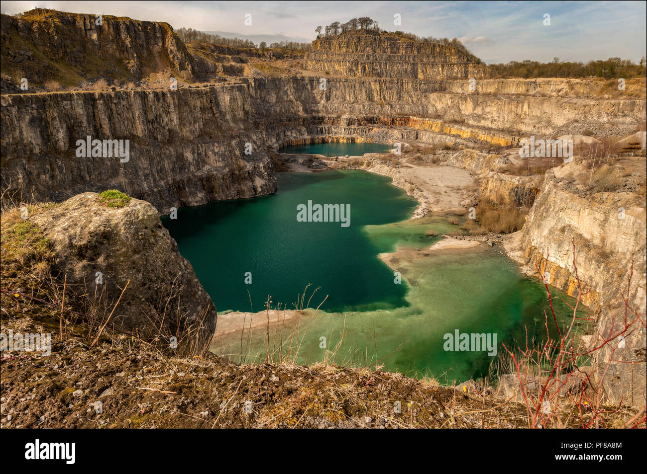 Disused quarry lake district england hi-res stock photography and ...