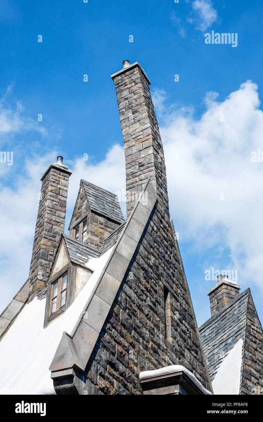 The Wizarding World of Harry Potter, the medieval castle in Universal ...