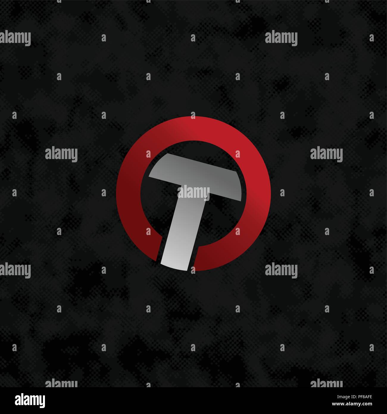 overlap alphabet letter art sign symbol vector art Stock Vector Image ...