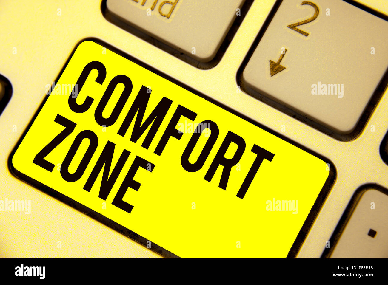 Word writing text Comfort Zone. Business concept for A situation where ...
