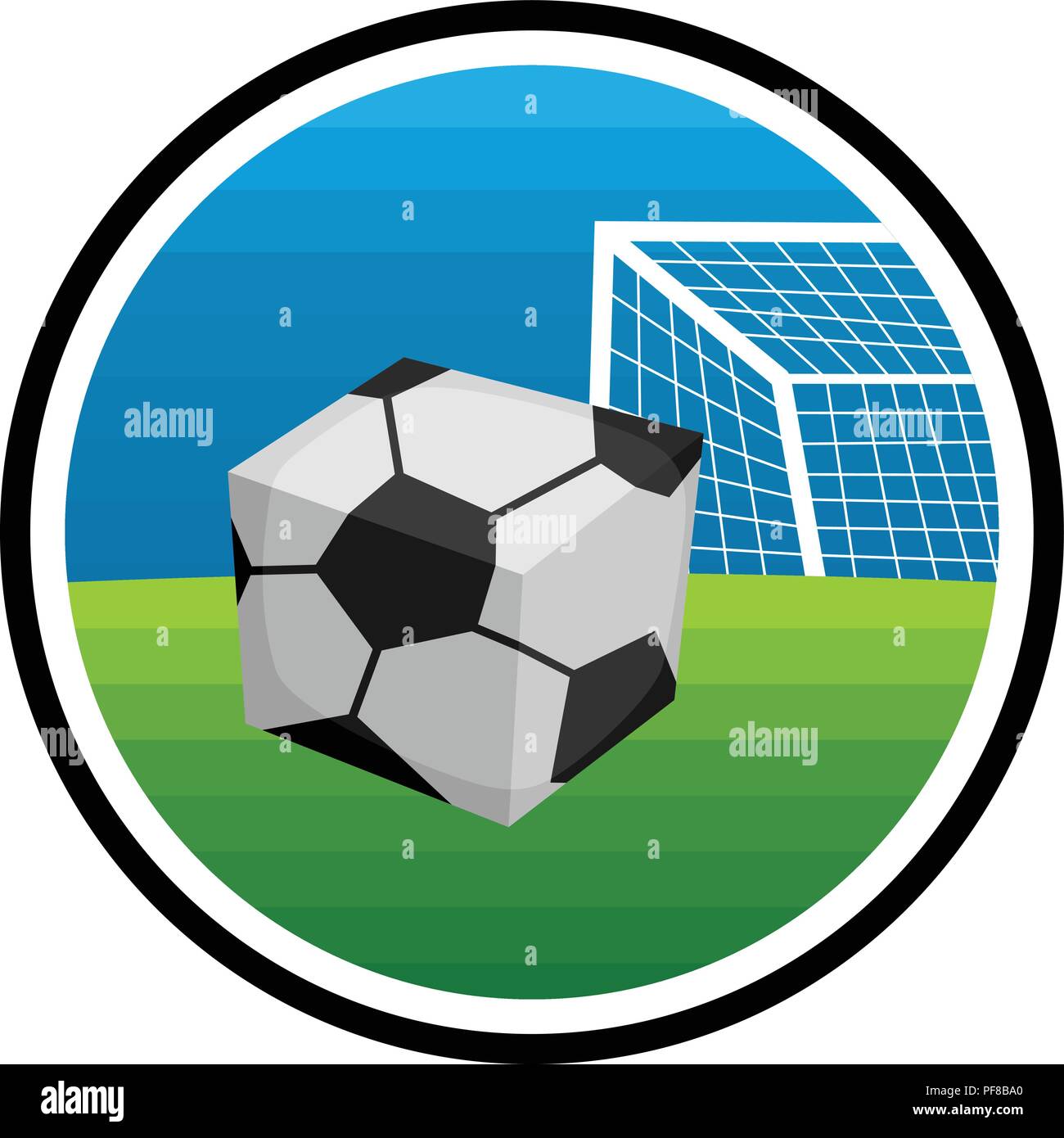 soccer football sign symbol vector Stock Vector Image & Art - Alamy