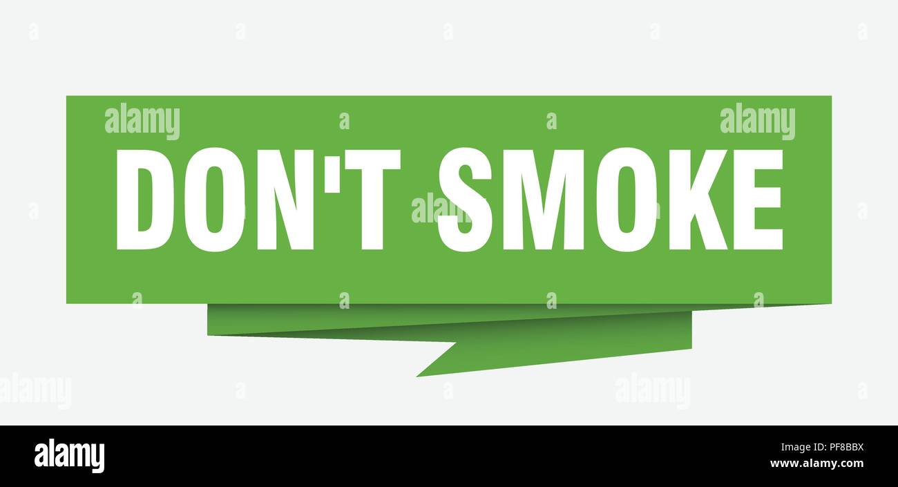 don't smoke sign. don't smoke paper origami speech bubble. don't smoke ...