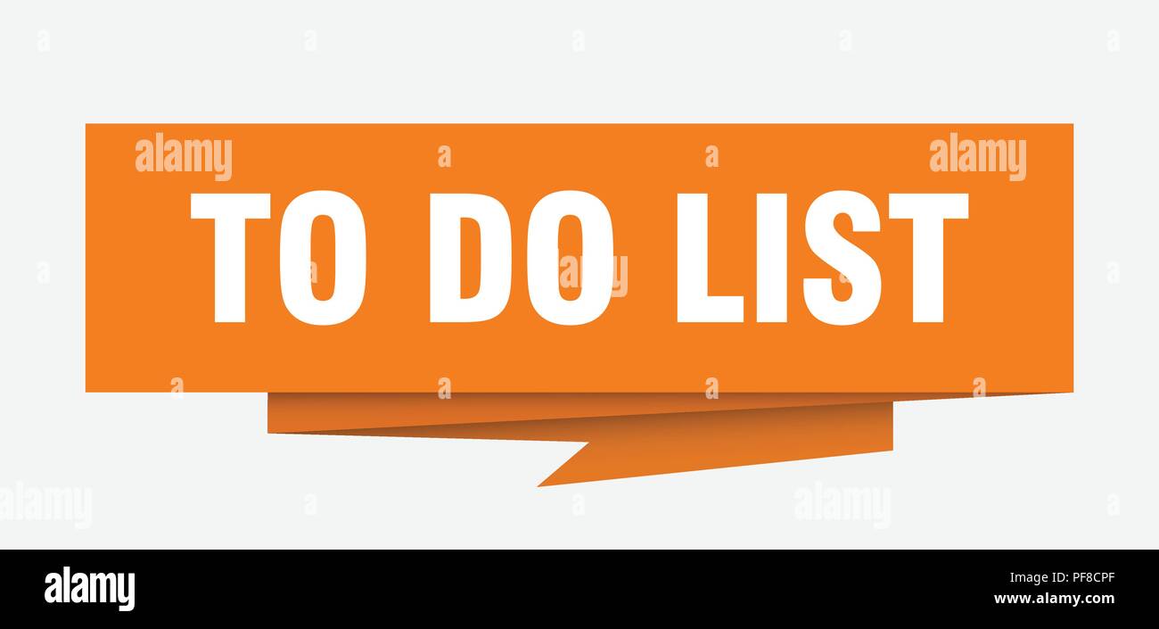 to do list sign. to do list paper origami speech bubble. to do list tag ...