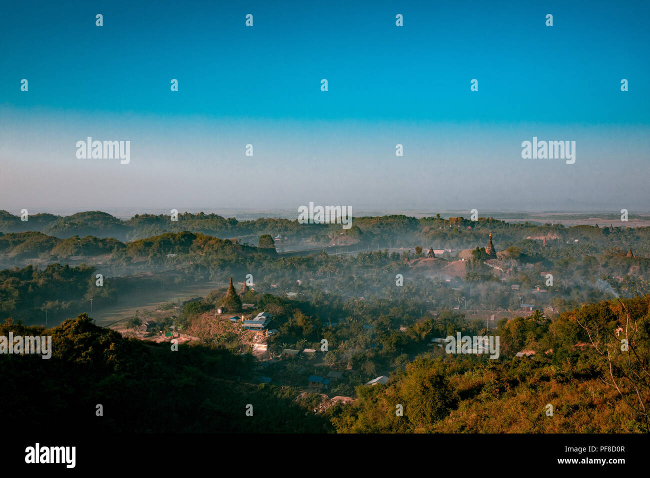 A temple surrounded by nature to pray to buddha from sunrise to sunset ...