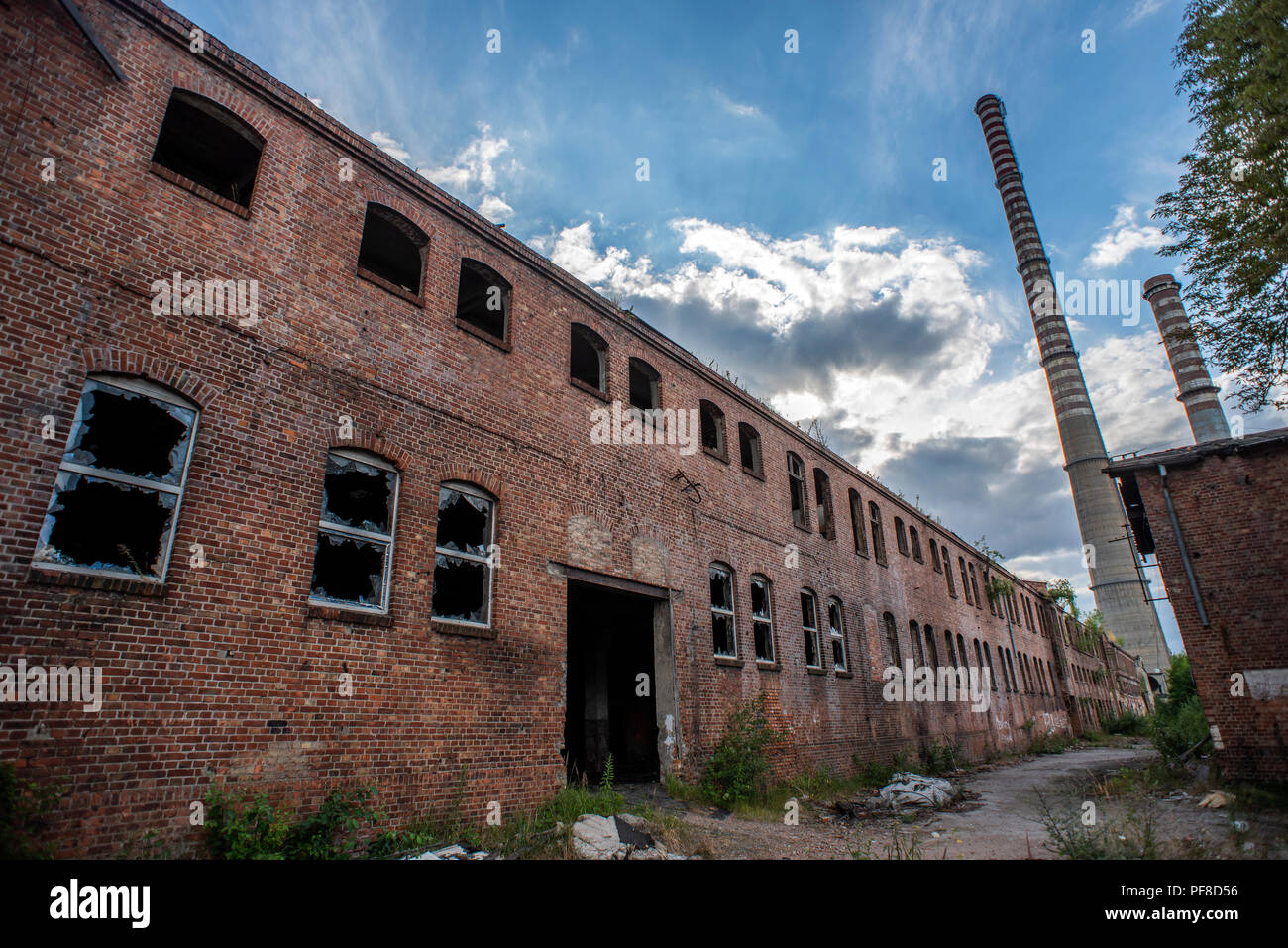 An old ruined factory Stock Photo - Alamy