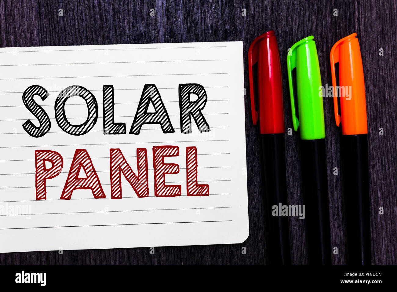 Word writing text Solar Panel. Business concept for designed to absorb suns rays source of ...
