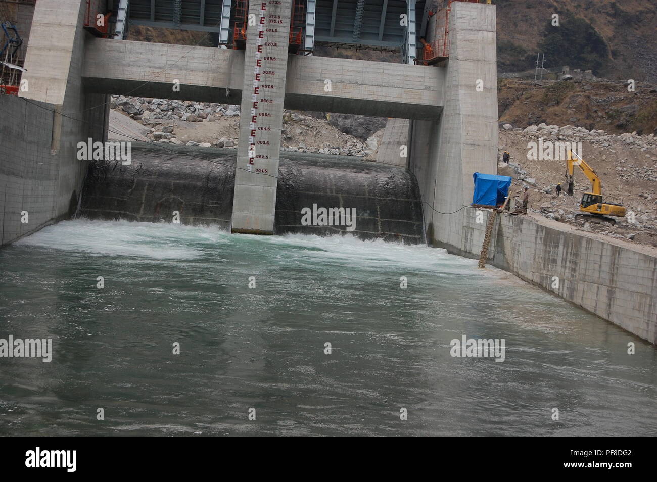 Hydroelectric Power Development Works, Nepal Stock Photo - Alamy