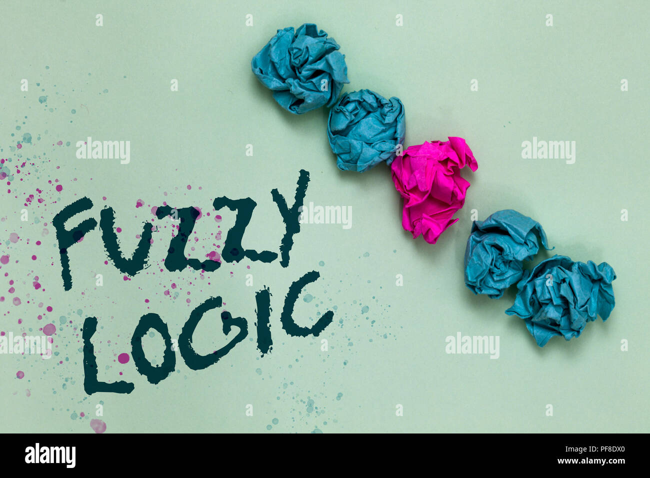 Word writing text Fuzzy Logic. Business concept for checks for extent ...